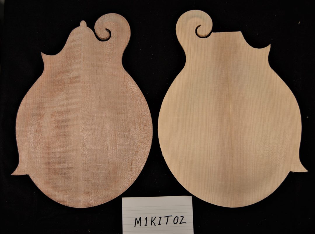 Pre-Carved F5 Mandolin Top/Back/Side Kit (M1KIT02) – American Tonewood Co.